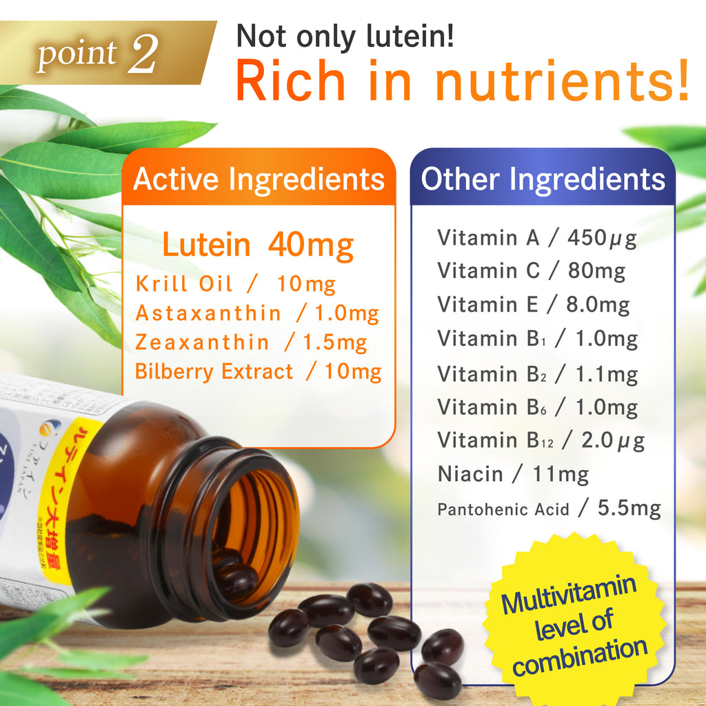 FINE Lutein Eye Supplement, Zeaxanthin, Multivitamin (60 Capsules), FI ...